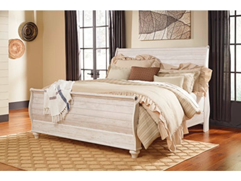 Ashley Willowton King Sleigh Bed B267 78 76 97 Portland OR Key Home Furnishings
