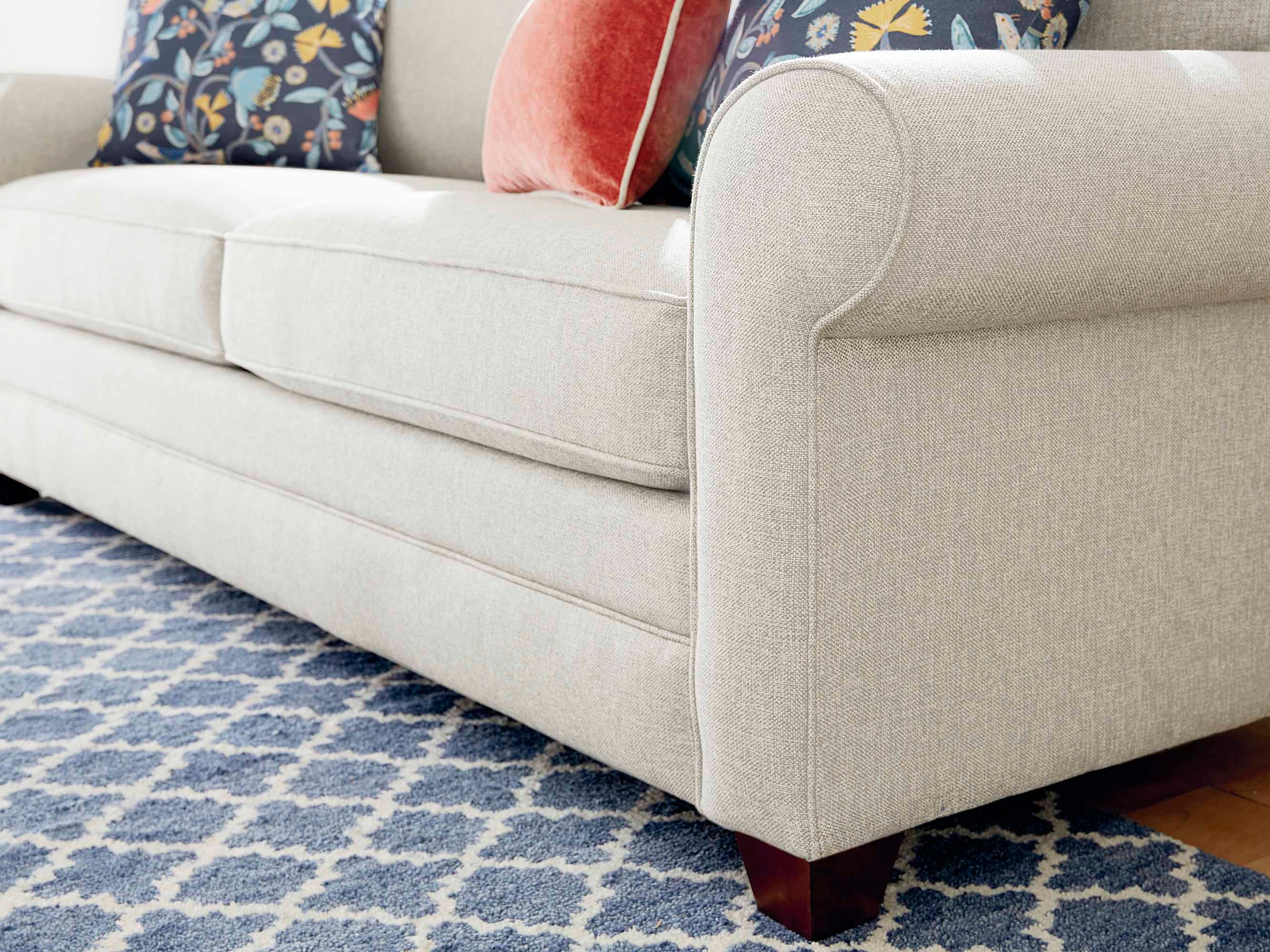Bassett Alexander Roll Arm Sofa 2712-62 - Portland, OR | Key Home ...