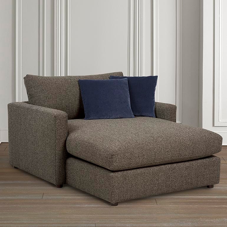 Bassett Allure Two Arm Chaise 2611-CL - Portland, OR | Key Home Furnishings