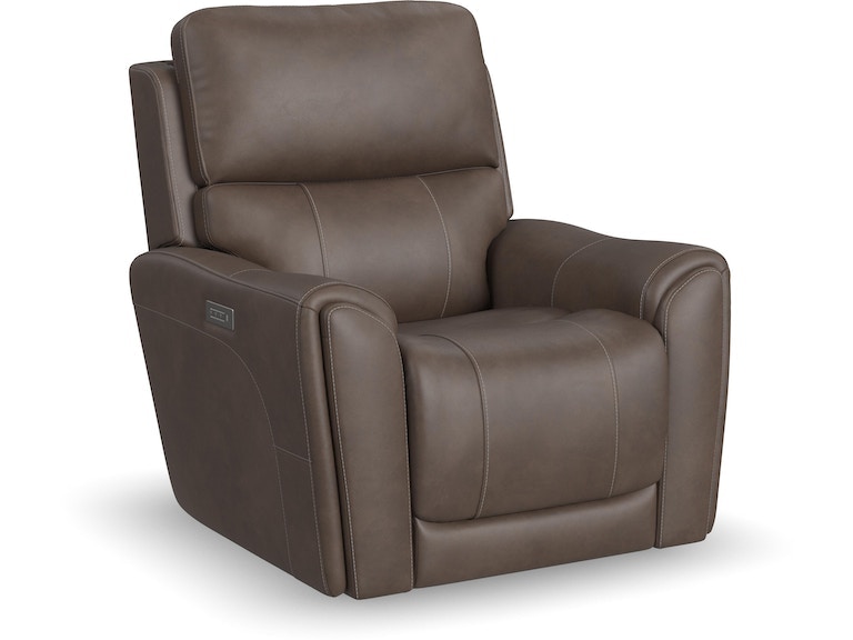 Flexsteel Carter Power Recliner with Power Headrest and Lumbar 1587 ...