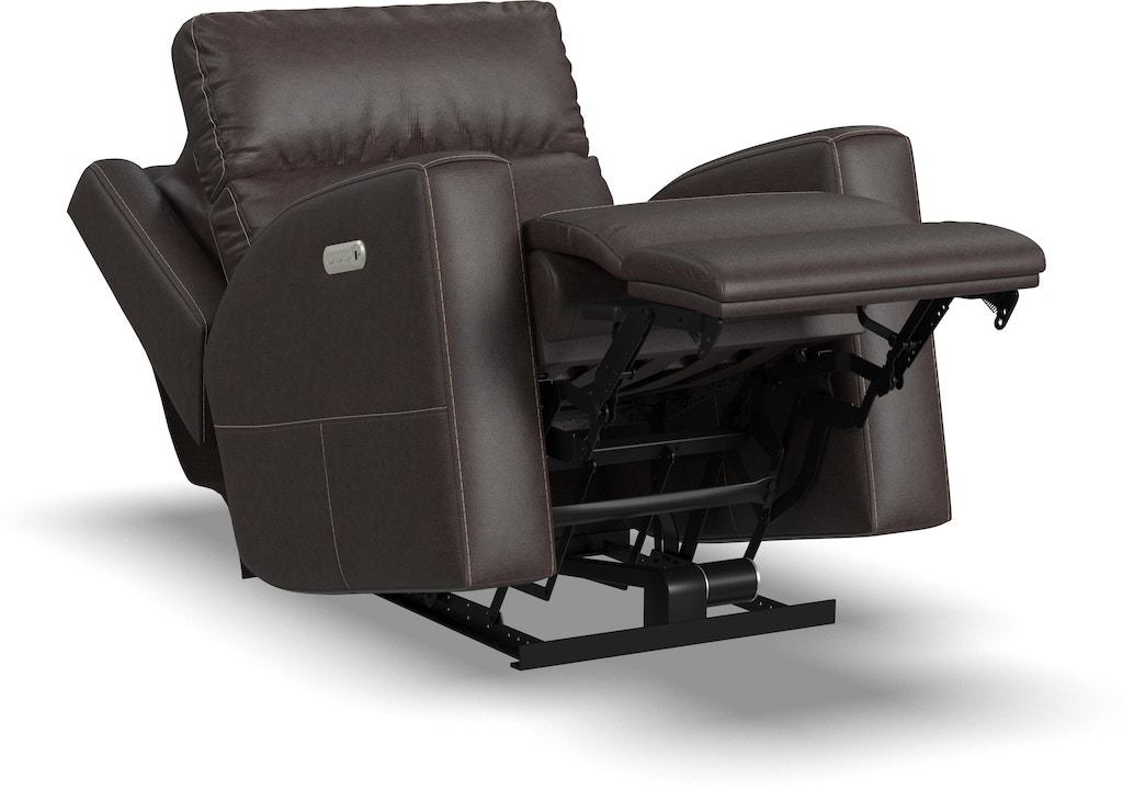 Flexsteel Score Power Recliner with Power Headrest and Lumbar B3805-50L ...
