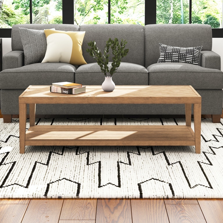 Flexsteel Chevron Rectangular Coffee Table W1003-031 - Portland, OR ...