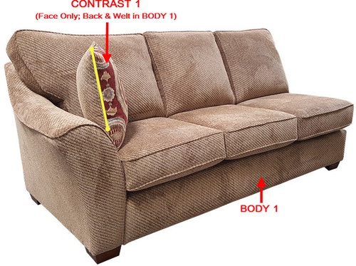 Stanton RSF 2 Cushion 1 Arm Sofa 32011R - Portland, OR | Key Home ...