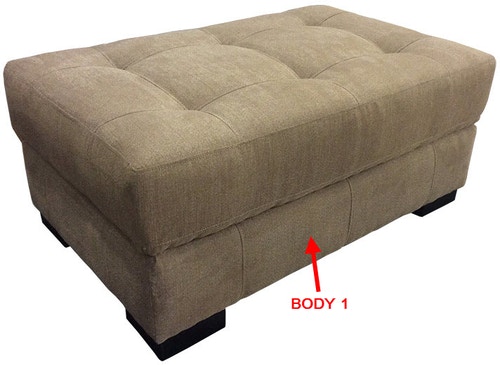 Stanton Lg. Rect. Ottoman 30806 - Portland, OR | Key Home Furnishings