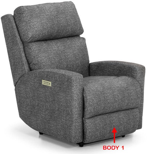 Stanton Power Hr/Lumbar Recliner Chair 85753B - Portland, OR | Key Home ...