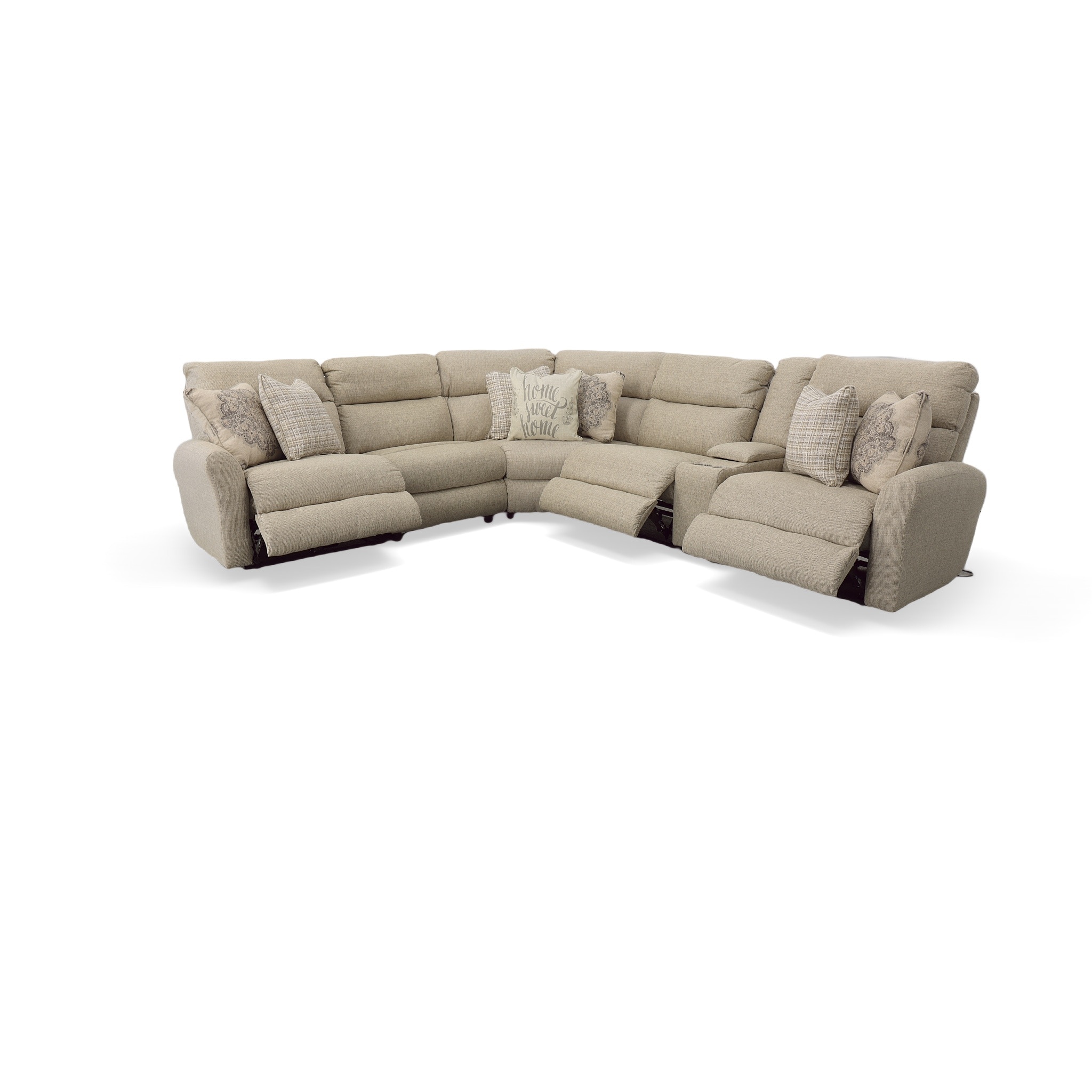 Catnapper Furniture Living Room McPherson Sectional 261-Sectional - B.F ...