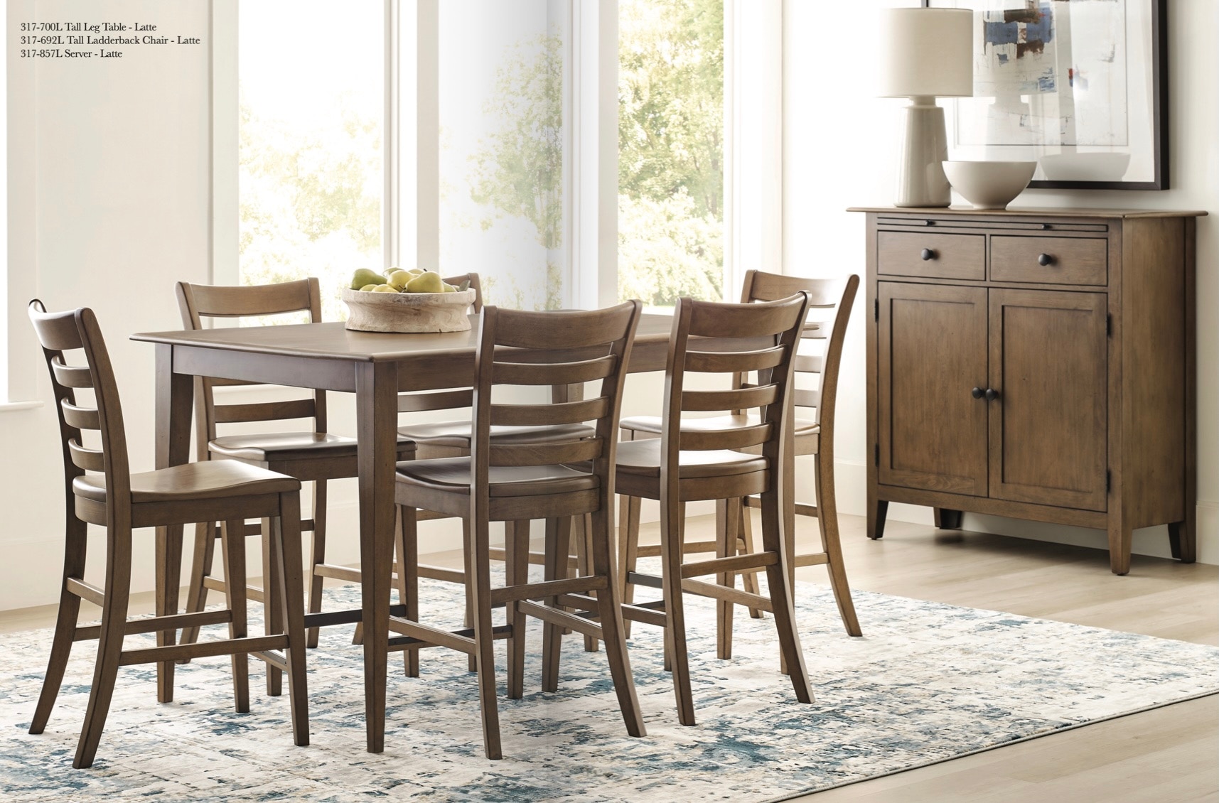 Kincaid Furniture Kafe 317-Rectangular High Set 60'' Rectangular Tall ...