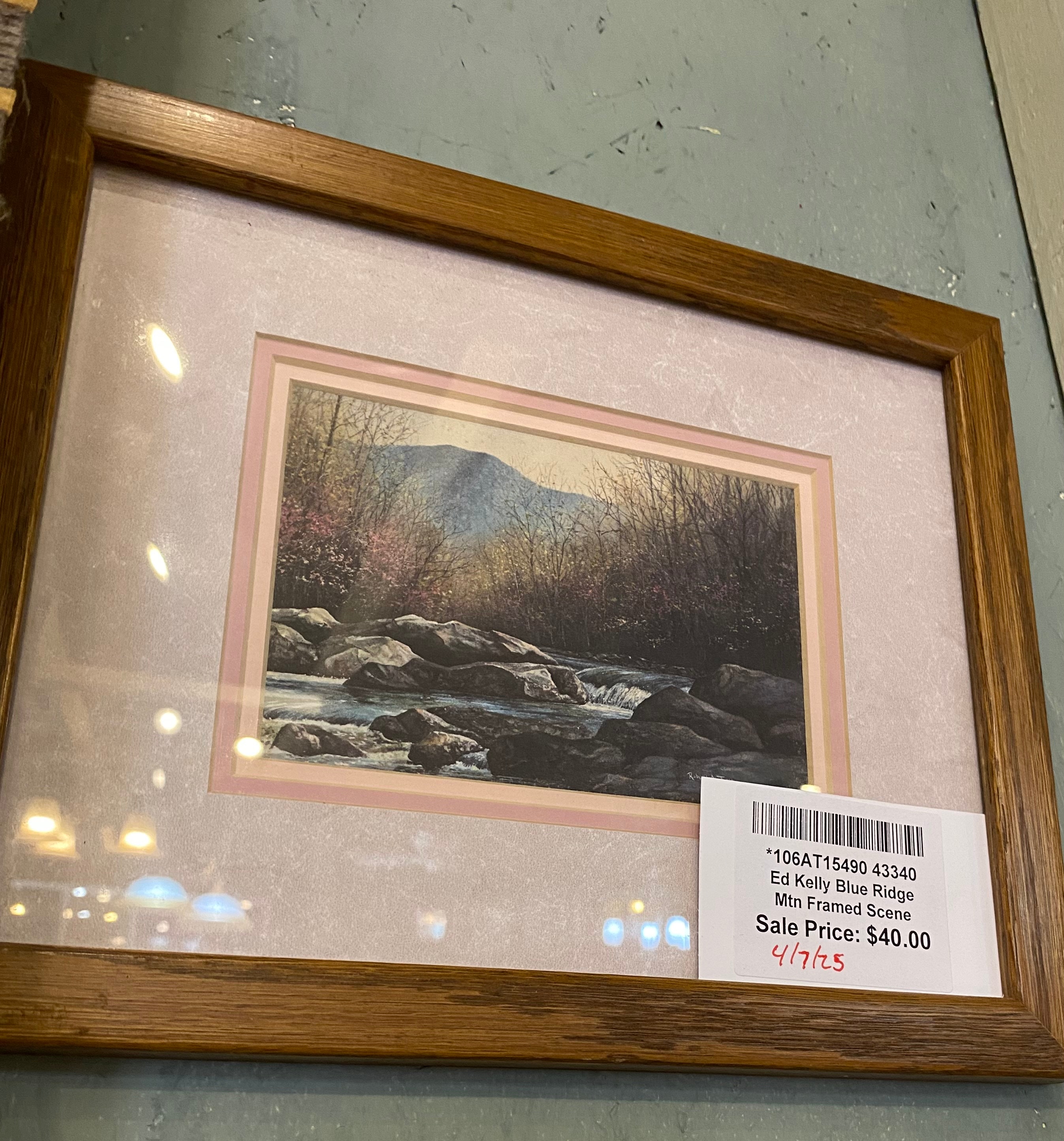 Shop Anne's Attic Ed Kelly - Blue Ridge Mtns Framed Scene *106AT15490 ...