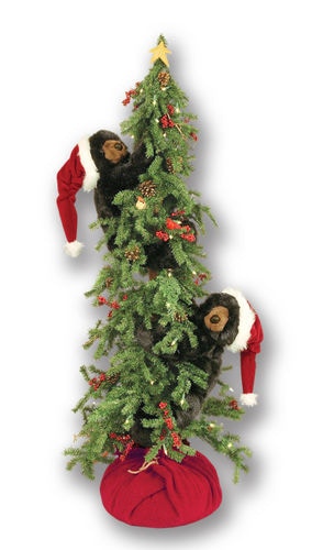Ditz Designs Christmas Frolic Tree Bear 60 Inches 70133-2 - High ...