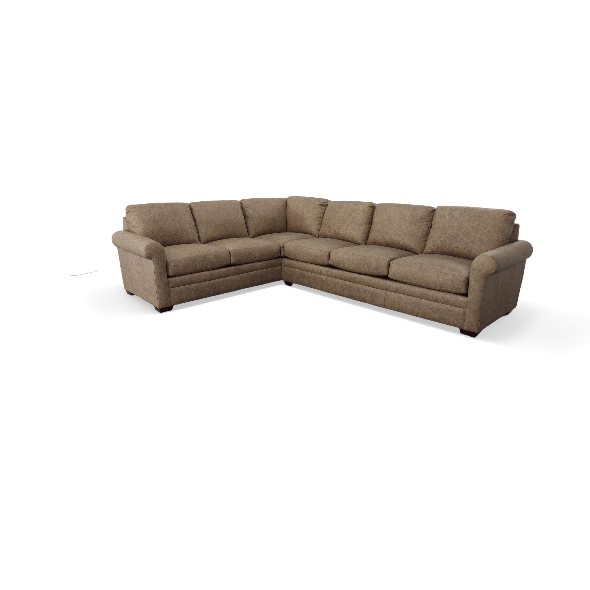Craftmaster Leather 2PC Sectional L9 Sectional - B.F. Myers Furniture ...