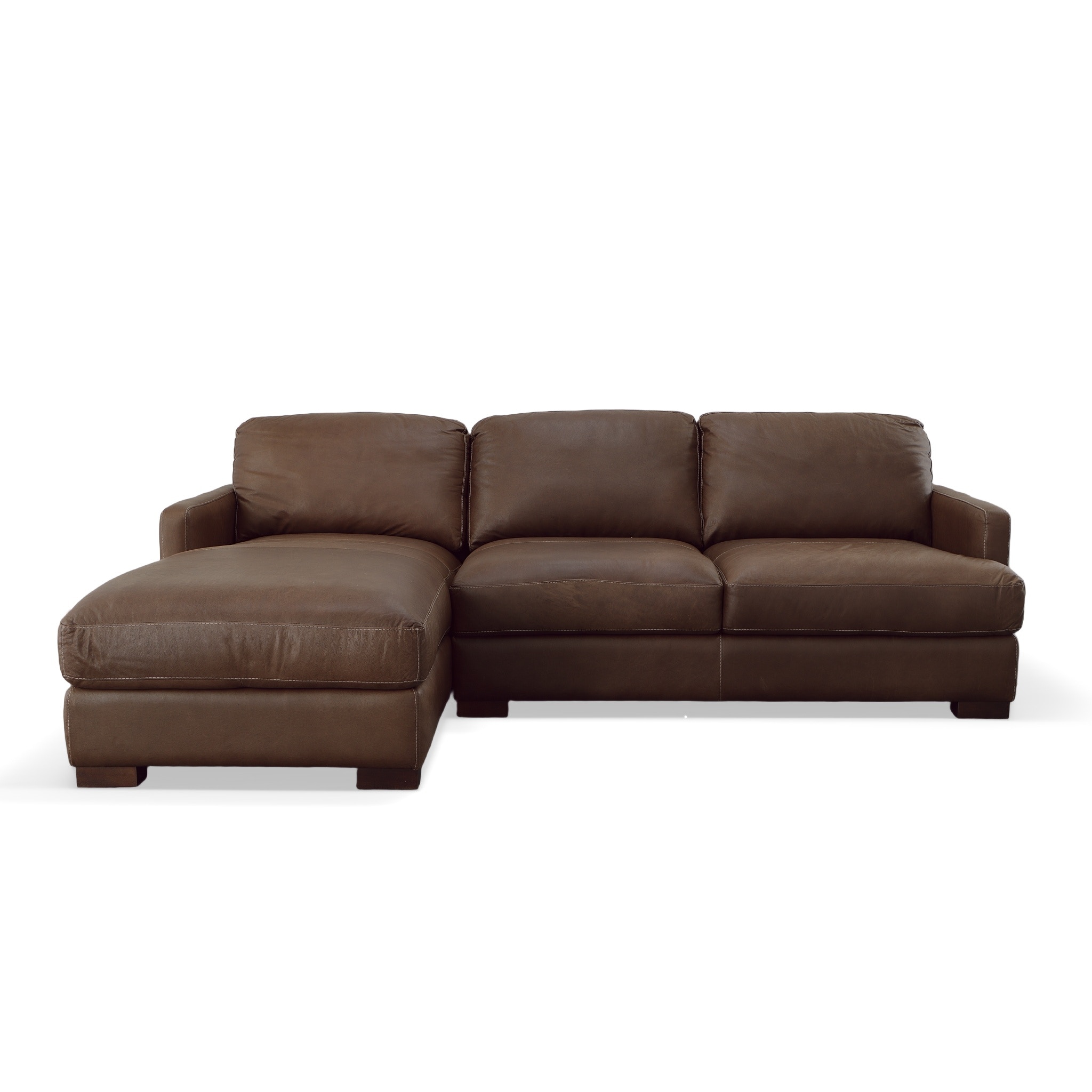 Softline 2pc Leather Sofa Chaise 7748 Sectional - B.F. Myers Furniture ...