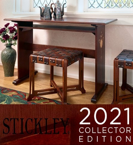 Stickley 2021 Collector Edition Harvey Ellis Console Desk 89-2021-CE ...