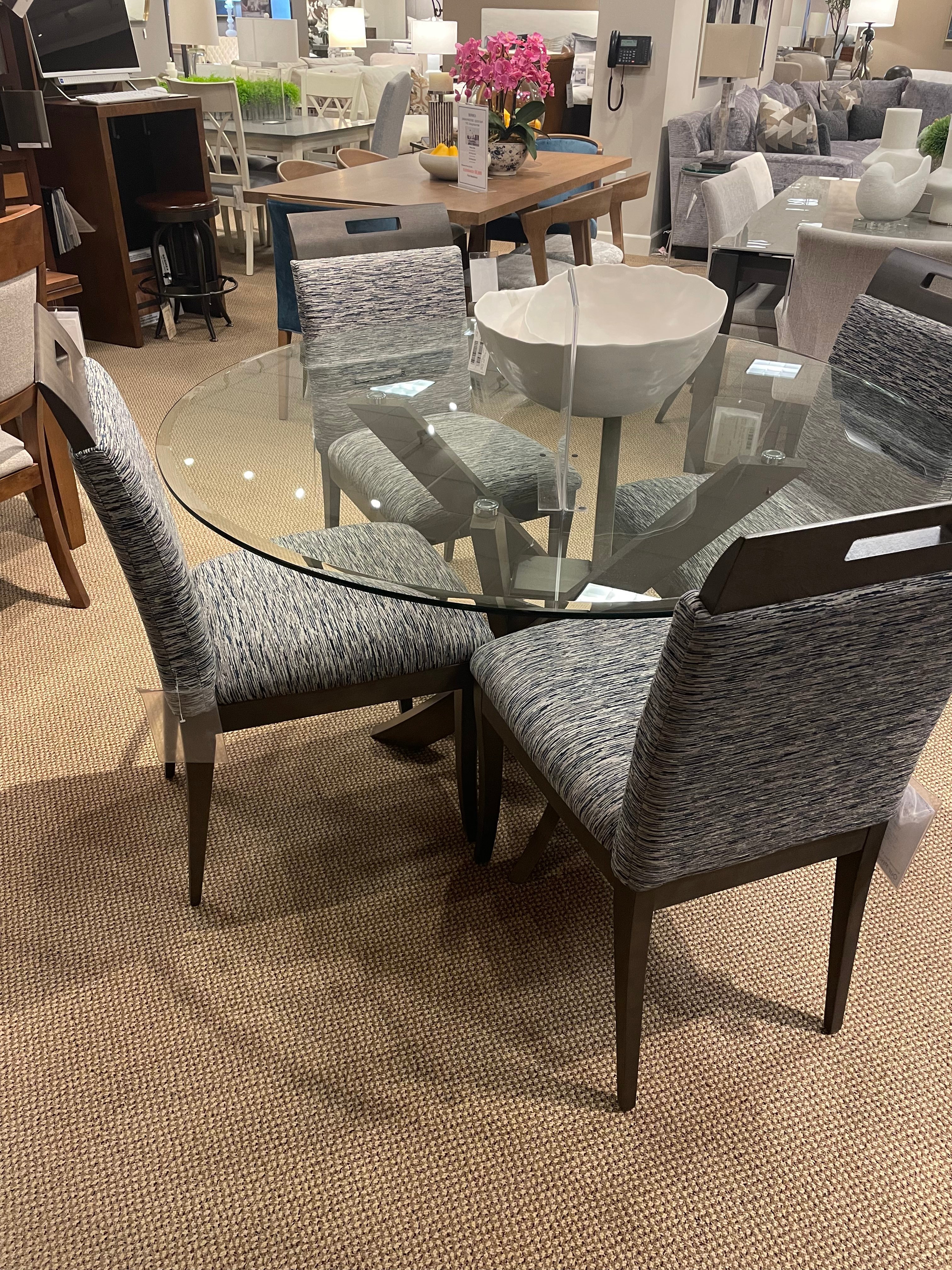 Glass Table 5 PC. Dining Set