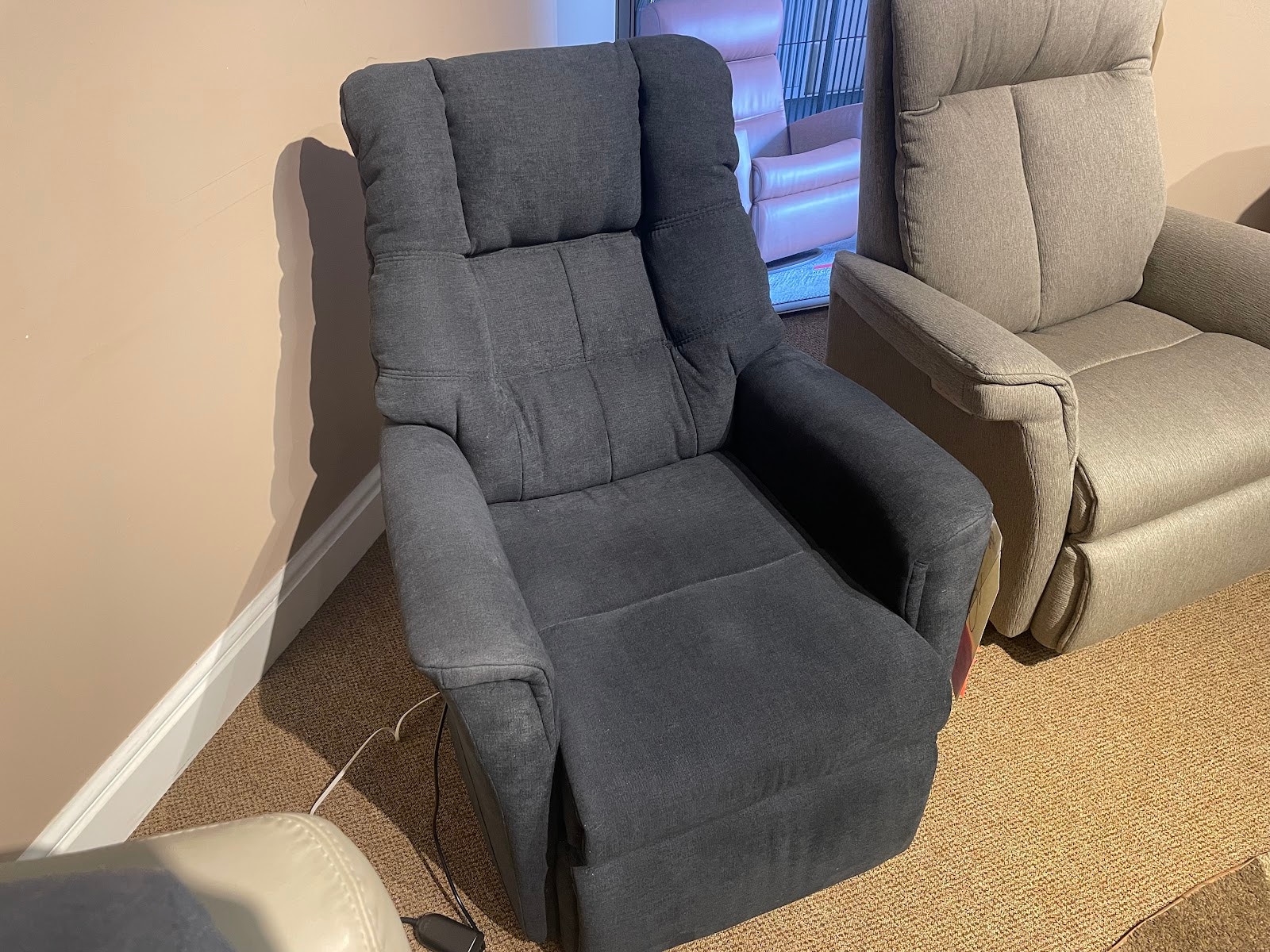 Lift chairs in stock store