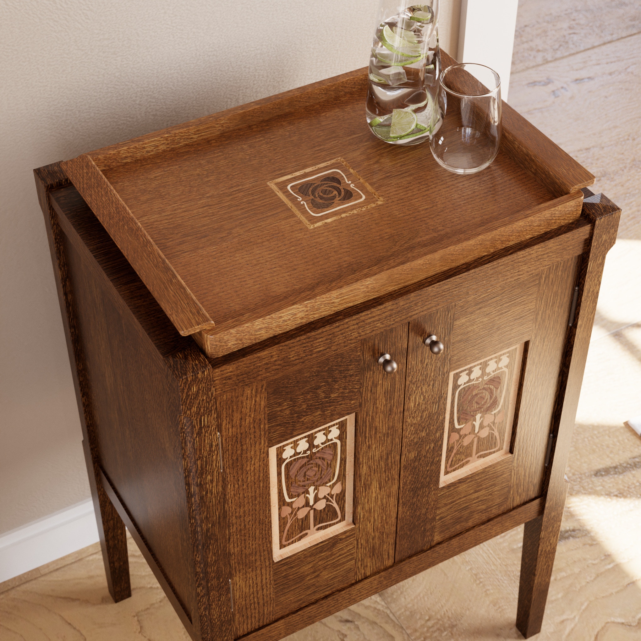 2024 Collector Edition Mission Rose Cabinet