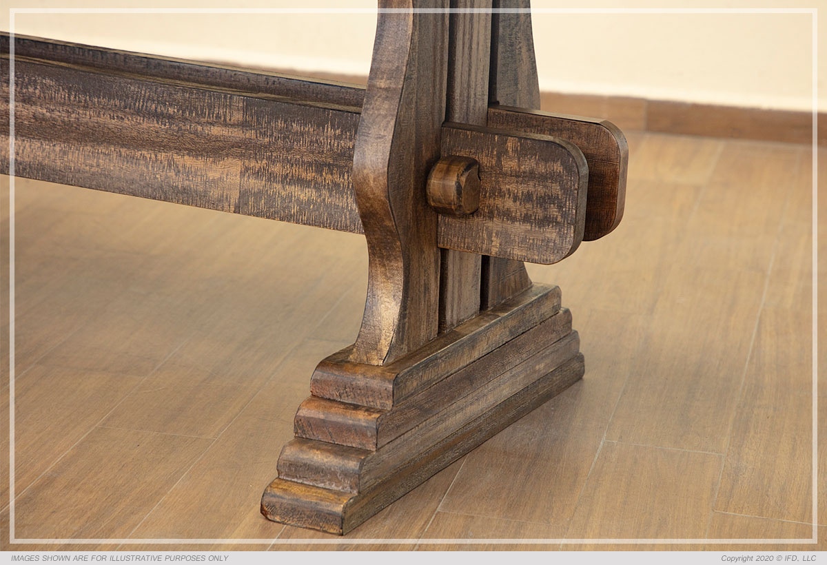 International Furniture Direct Marquez RECT Mango Table is available in ...