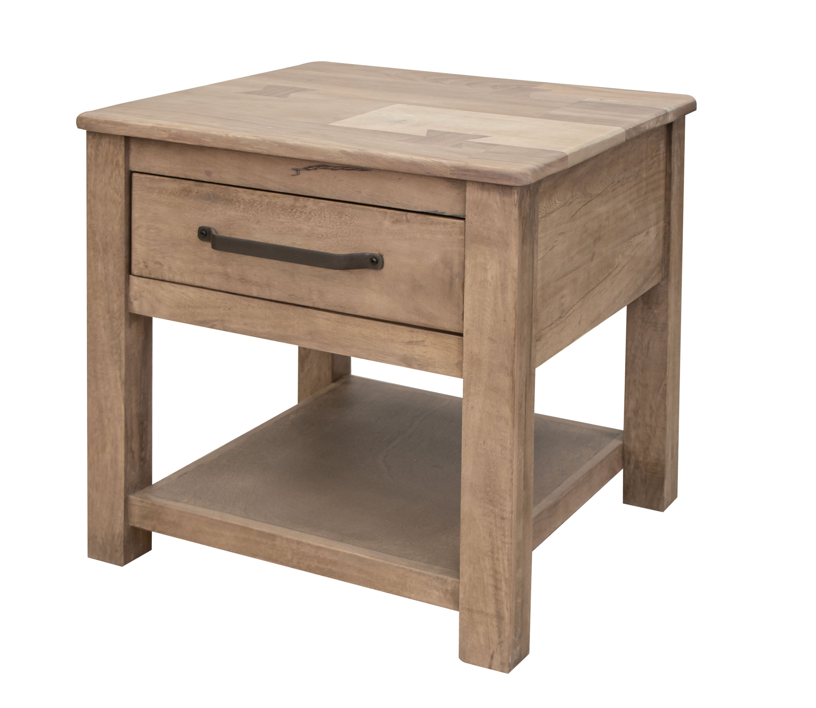 International Furniture Direct Natural Parota End Table is available in ...