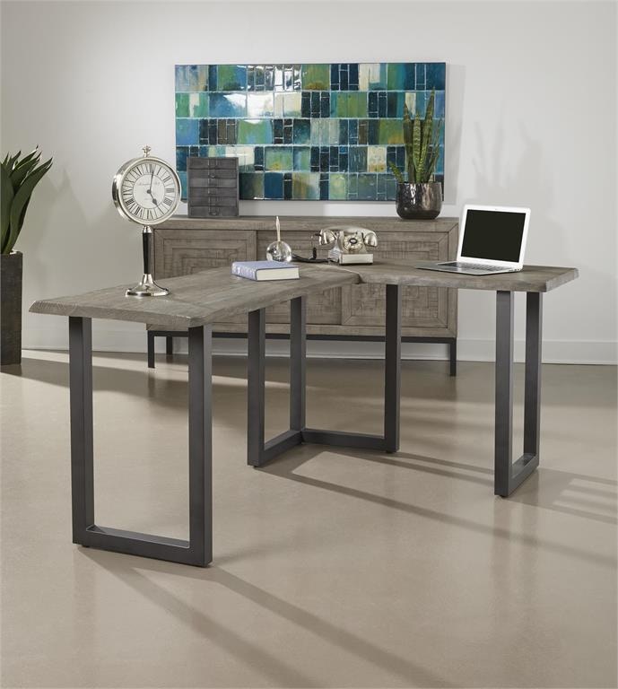 Clearance Home Office L-Shaped Writing Desk 797200 - Naturwood Home ...