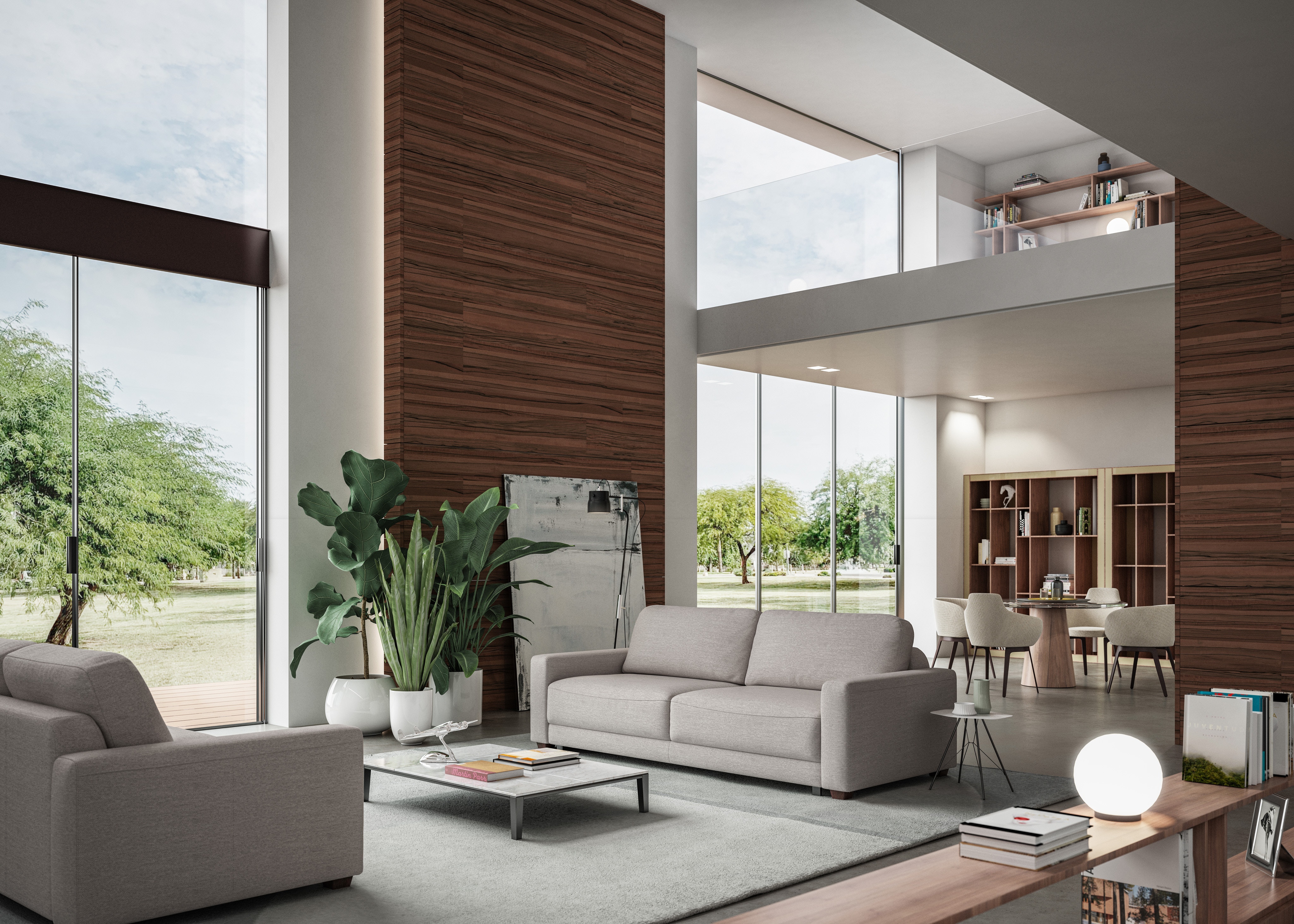 Luonto Furniture Belton King Size Power Sleeper Sofa is available in ...