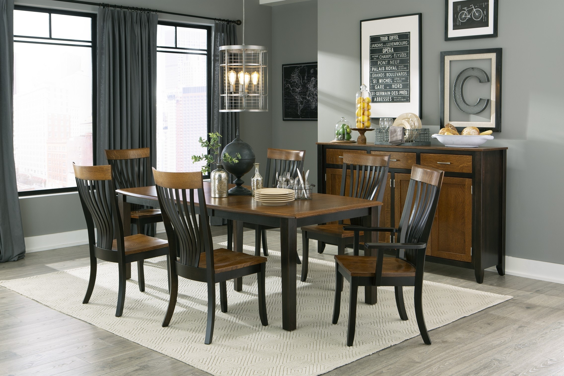 MAVIN Brinkley Boat Victor RECT Dining Table w/ Leaf is available in ...