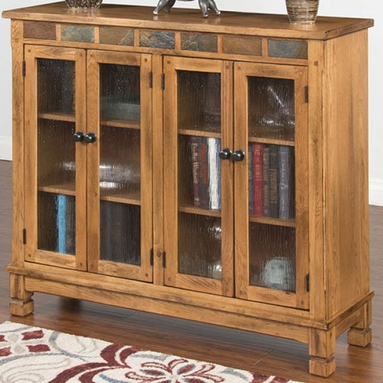 Sunny Designs Home Office Sedona 42 x 49 4-Door Bookcase is available ...