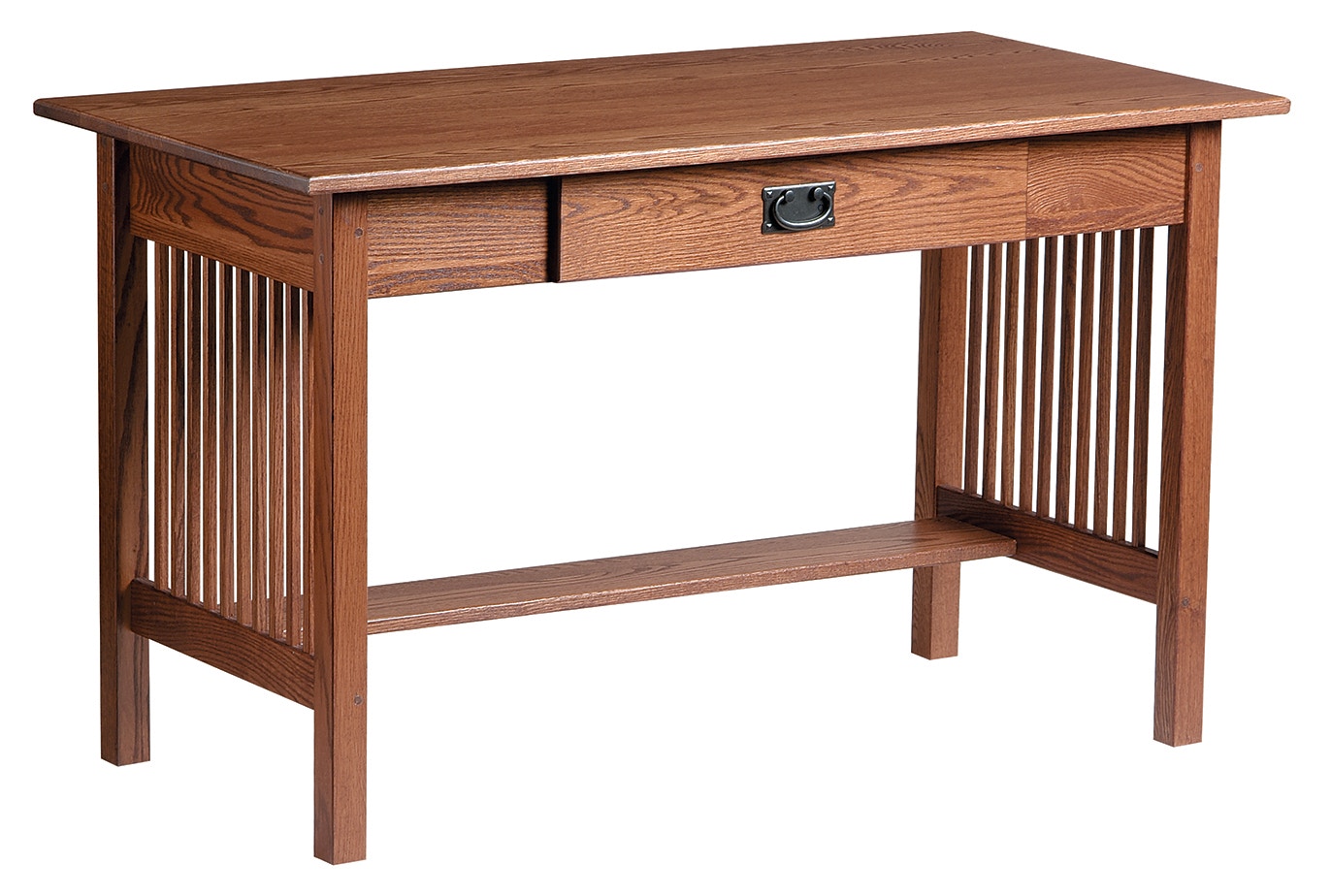 Country Value Woodworks Mission Library Desk with Keyboard Drawer 032 ...