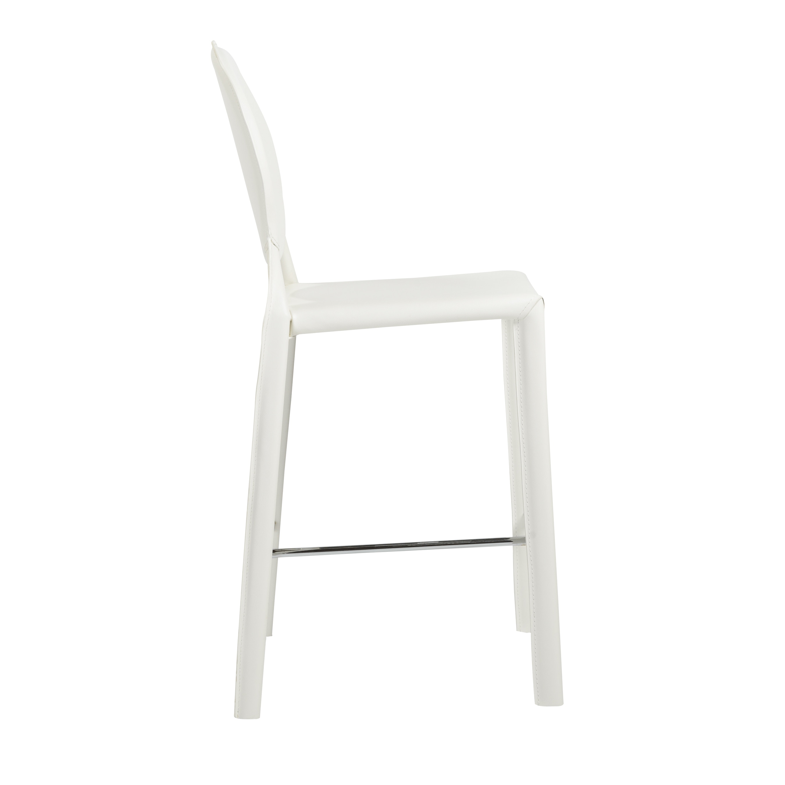 Euro Style Isabella Counter Stool (QTY 2) 12481WHT - Portland, OR | Key ...