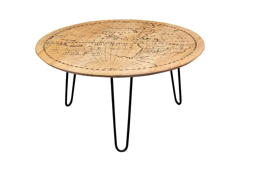 Porter Designs 1901-151A World Map Coffee Table 1901-151A-Coffee-Table ...