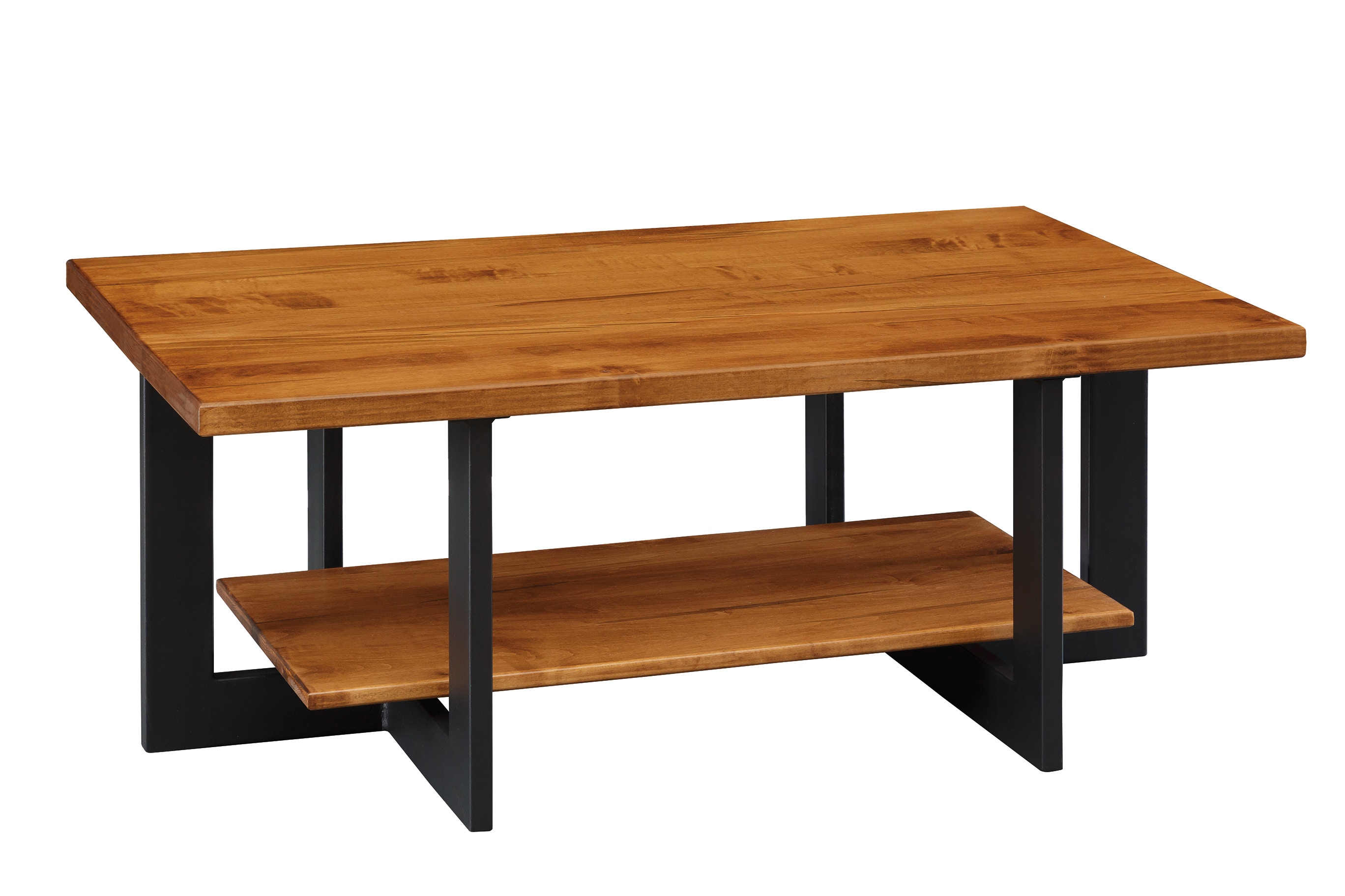 Country Value Woodworks Reno Large Coffee Table 1.5'' Thick edge ...