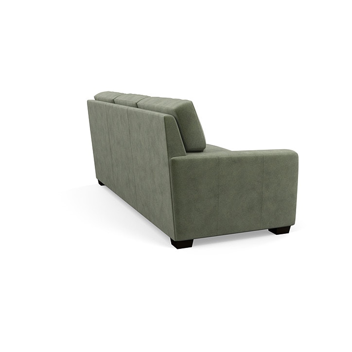 American Leather Carson Three Cushion Sofa CSN-SO3-ST-Haze-Sage ...