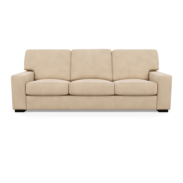 American Leather Danford Three Cushion Sofa DAN-S03-ST-Marva-Dune ...