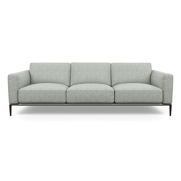 American Leather London London Sofa LDO-SO3-ST-Interlude-Gray ...