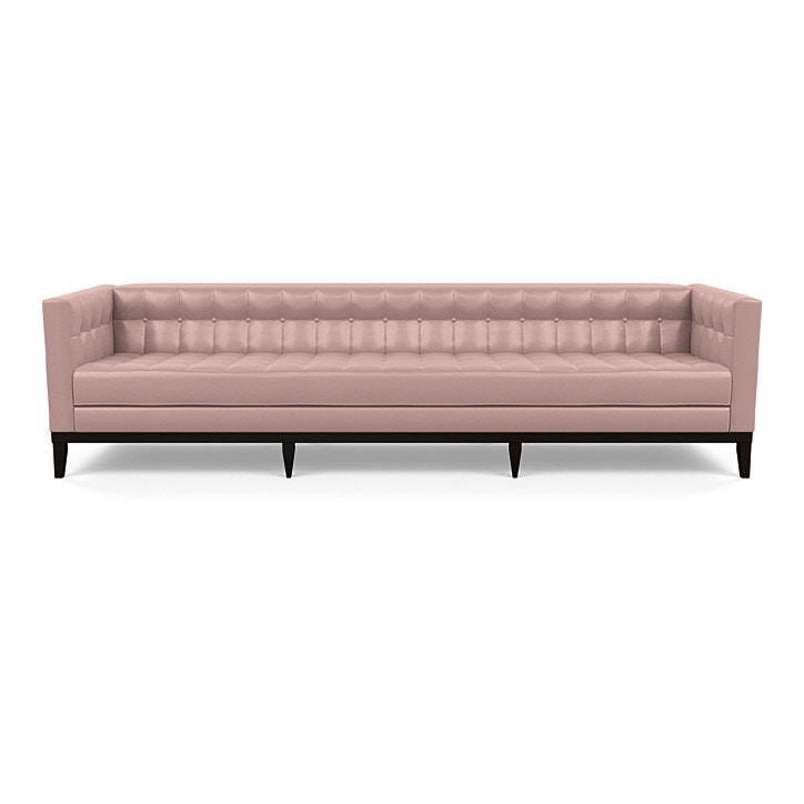 American Leather Luxe One Cushion Sofa LUX-SO2-LG-Bison-Dusty-Rose ...