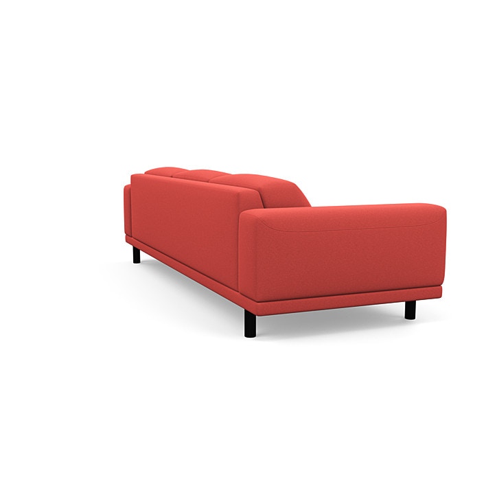American Leather Meyer Three Cushion Sofa MYR-SO3-ST-Vee-Life-Red ...