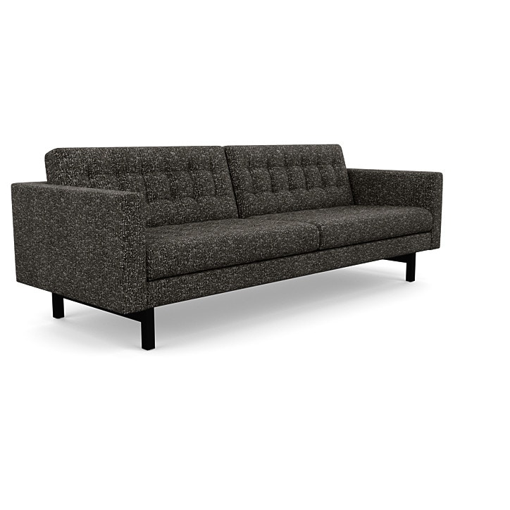 American Leather Parker Two Cushion Sofa PKR-SO2-ST-Walsh-Black - Portland, OR | Key Home