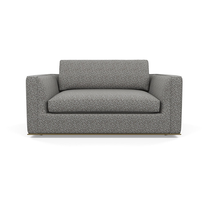 American Leather Siena Chair SIE-CHP-ST-Interlude-Charcoal - Portland ...