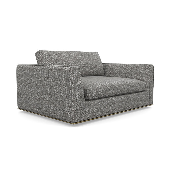 American Leather Siena Chair SIE-CHP-ST-Interlude-Charcoal - Portland ...