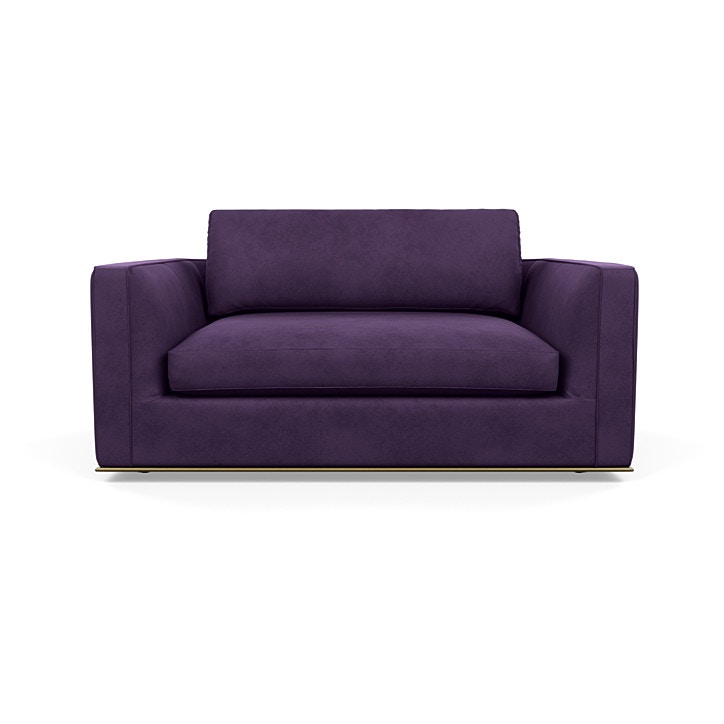 American Leather Siena Chair SIE-CHP-ST-Ultrasuede-Amethyst - Portland ...