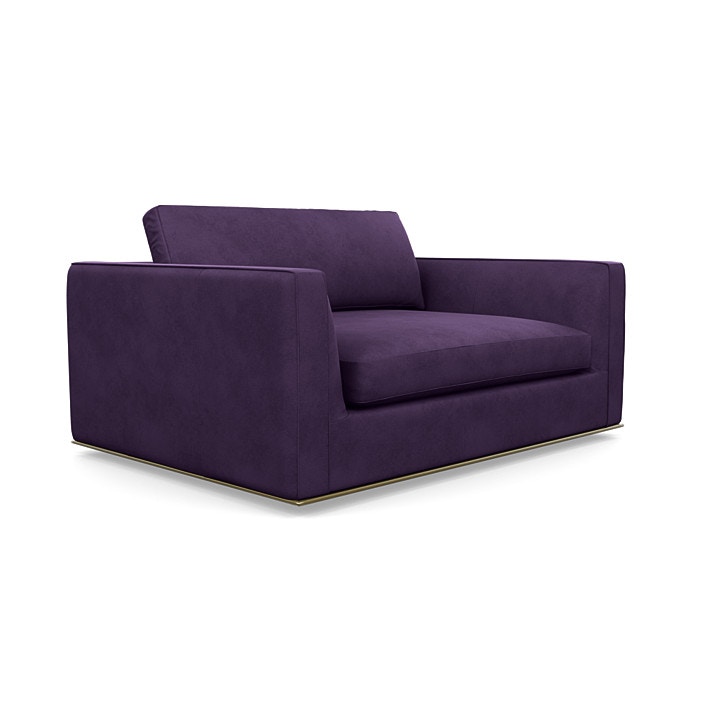 American Leather Siena Chair SIE-CHP-ST-Ultrasuede-Amethyst - Portland ...