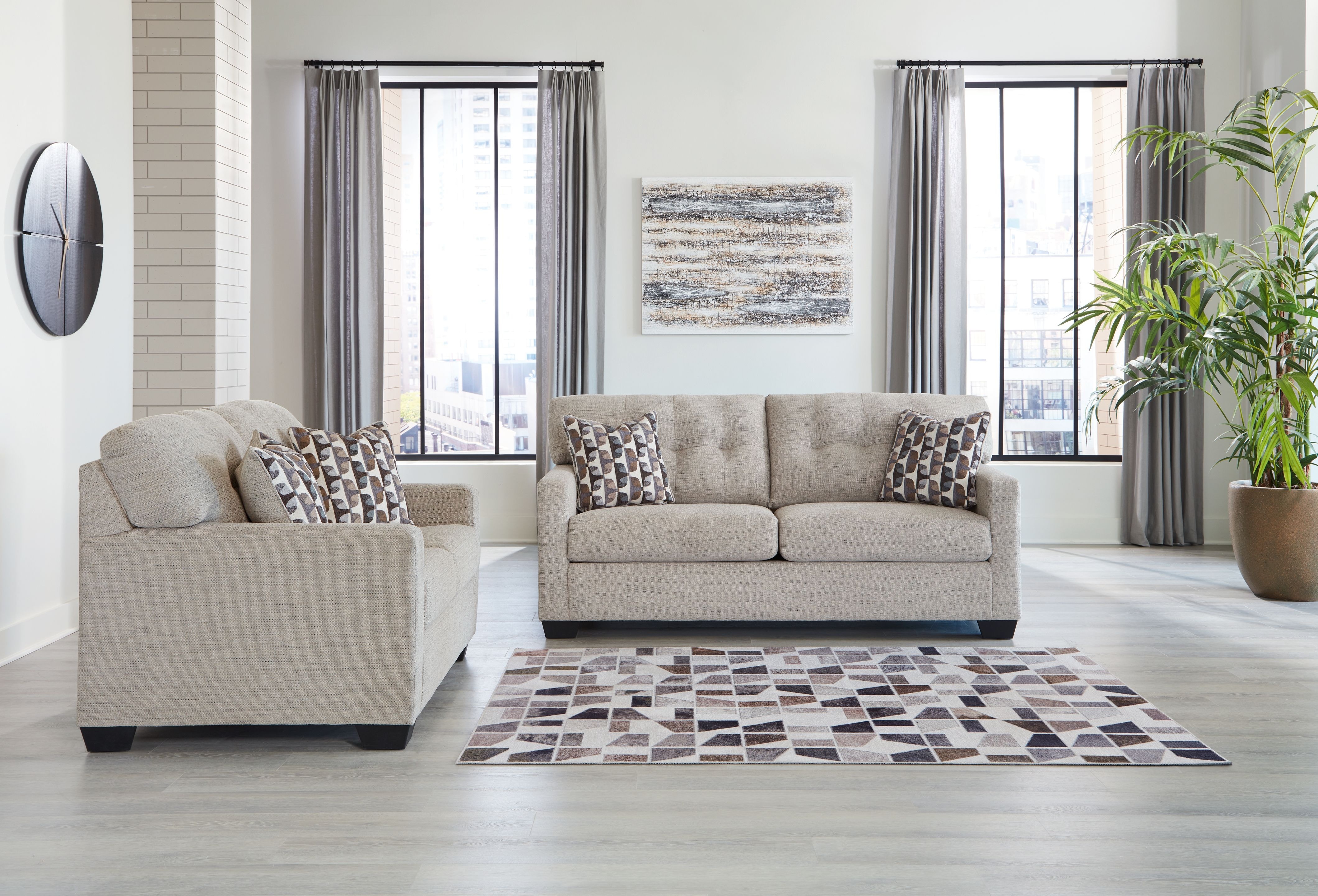 Ashley Mahoney Sofa and Loveseat 31004-38-35 - Portland, OR | Key Home ...
