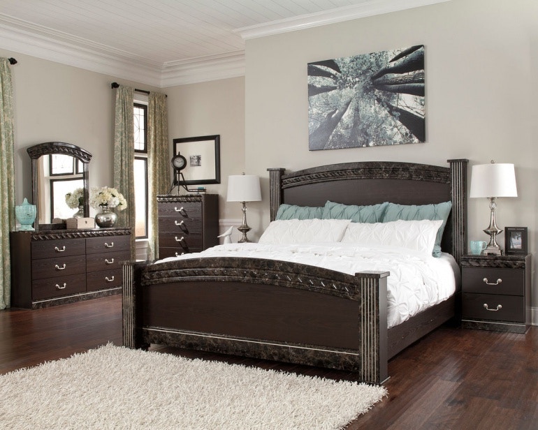 Ashley Vachel 7 Piece Queen Bed Set Portland OR Key Home Furnishings