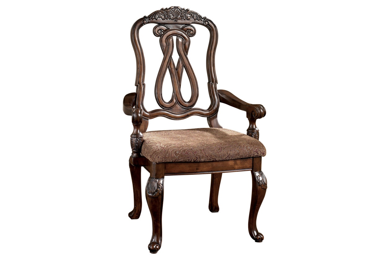 Ashley North Shore Dining Upholstered Arm Chair (Qty 2) D553-03A ...