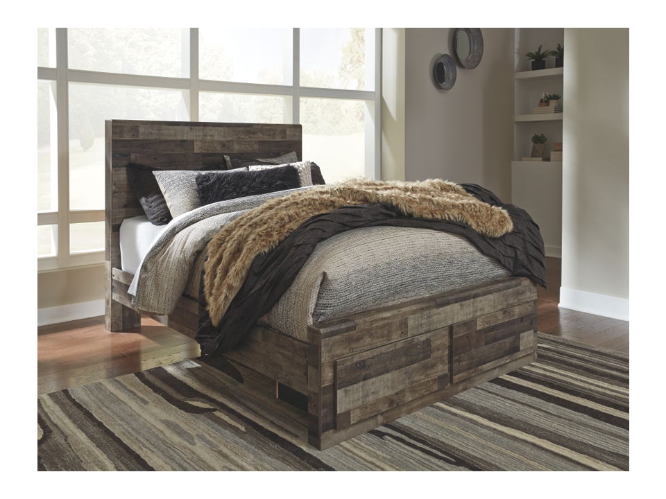 Ashley Derekson Queen Storage Footboard Bed B200-57-54S-95-B100-13 ...