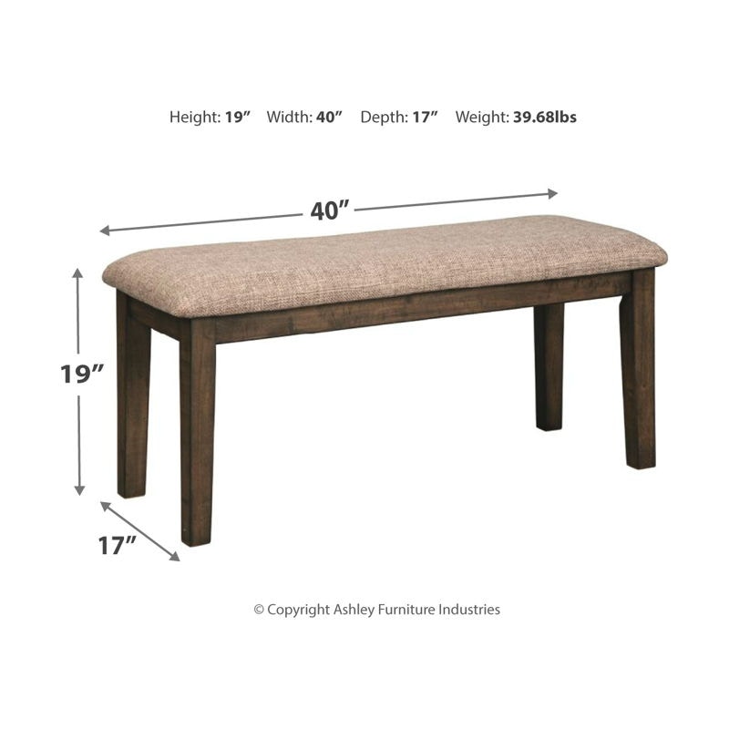 Ashley Drewing Upholstered Bench D358-00 - Portland, OR | Key Home ...