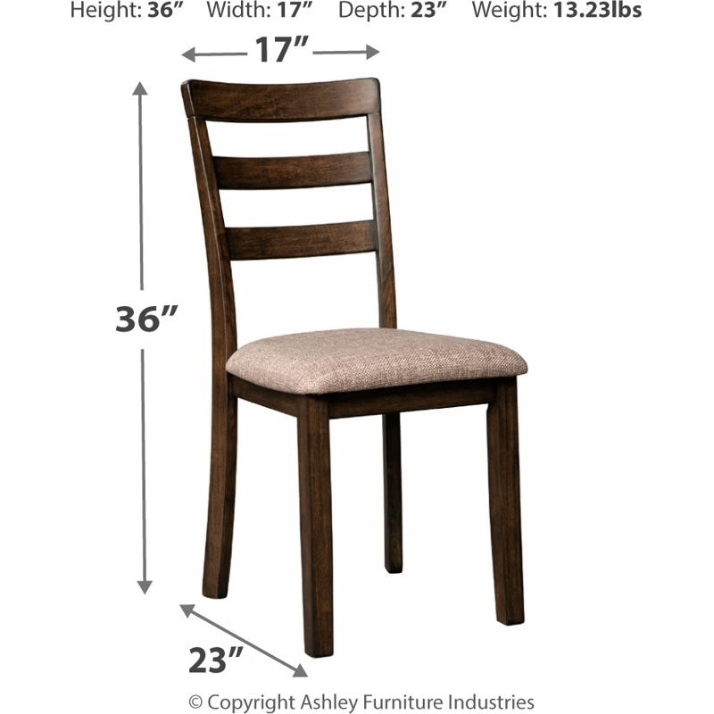 Ashley Drewing Dining Upholstered Side Chair(QTY 2) D358-01 - Portland ...