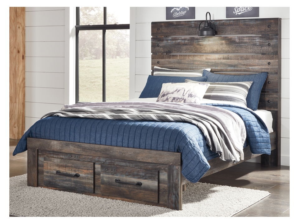Ashley Drystan Full Panel Bed with Storage B211 87 84S 86 Portland OR Key Home Furnishings