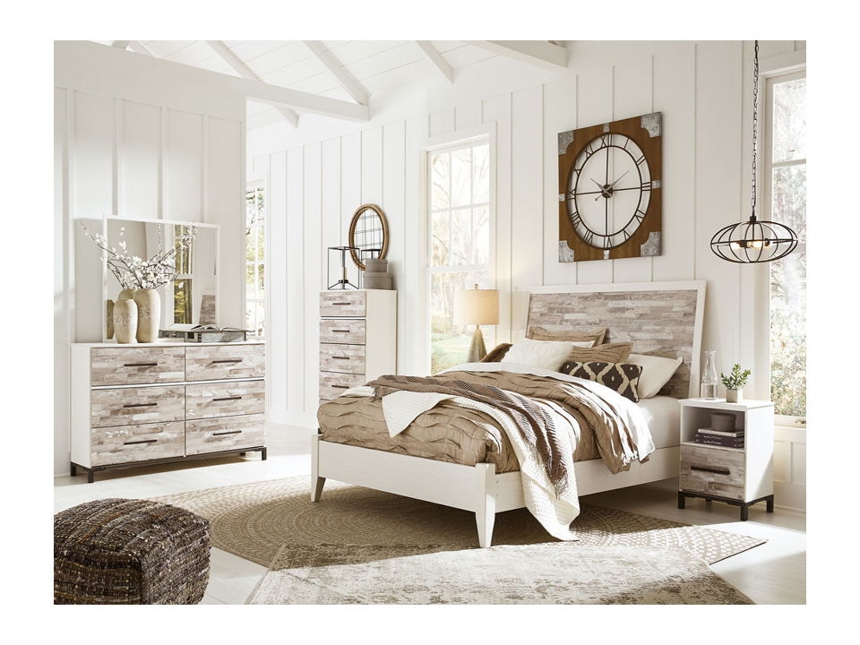 Ashley Evanni 7 Piece Queen Bed Set - Portland, OR | Key Home Furnishings