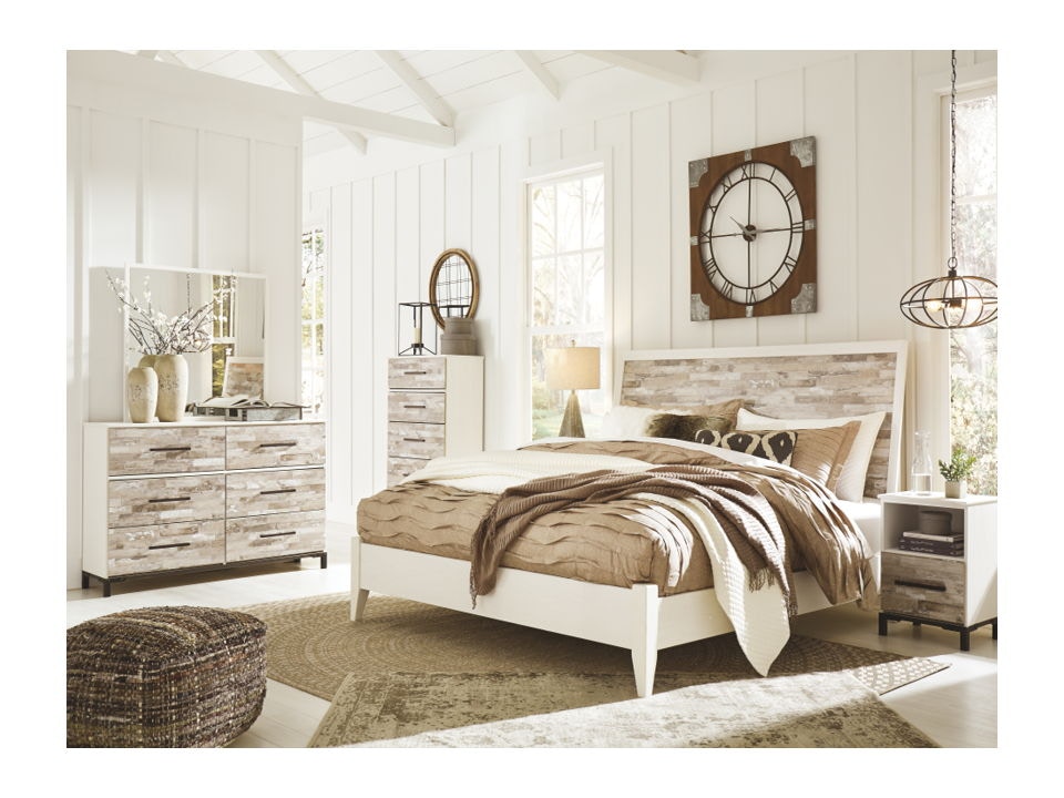 Ashley Evanni 5 Piece King Bed Set - Portland, OR | Key Home Furnishings