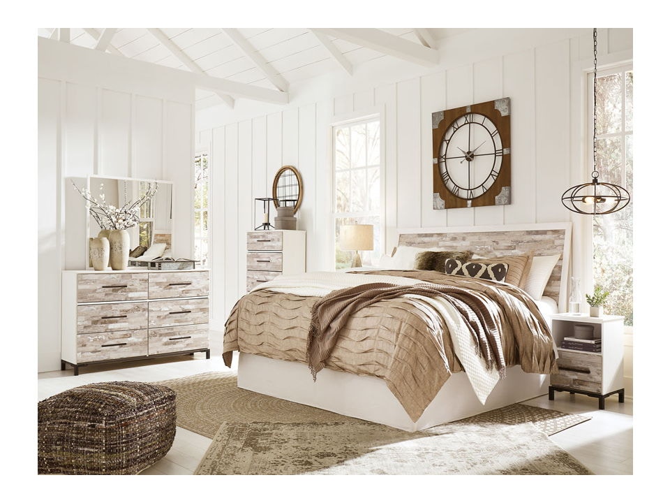 Ashley Evanni 4 Piece King Bed Set - Portland, OR | Key Home Furnishings