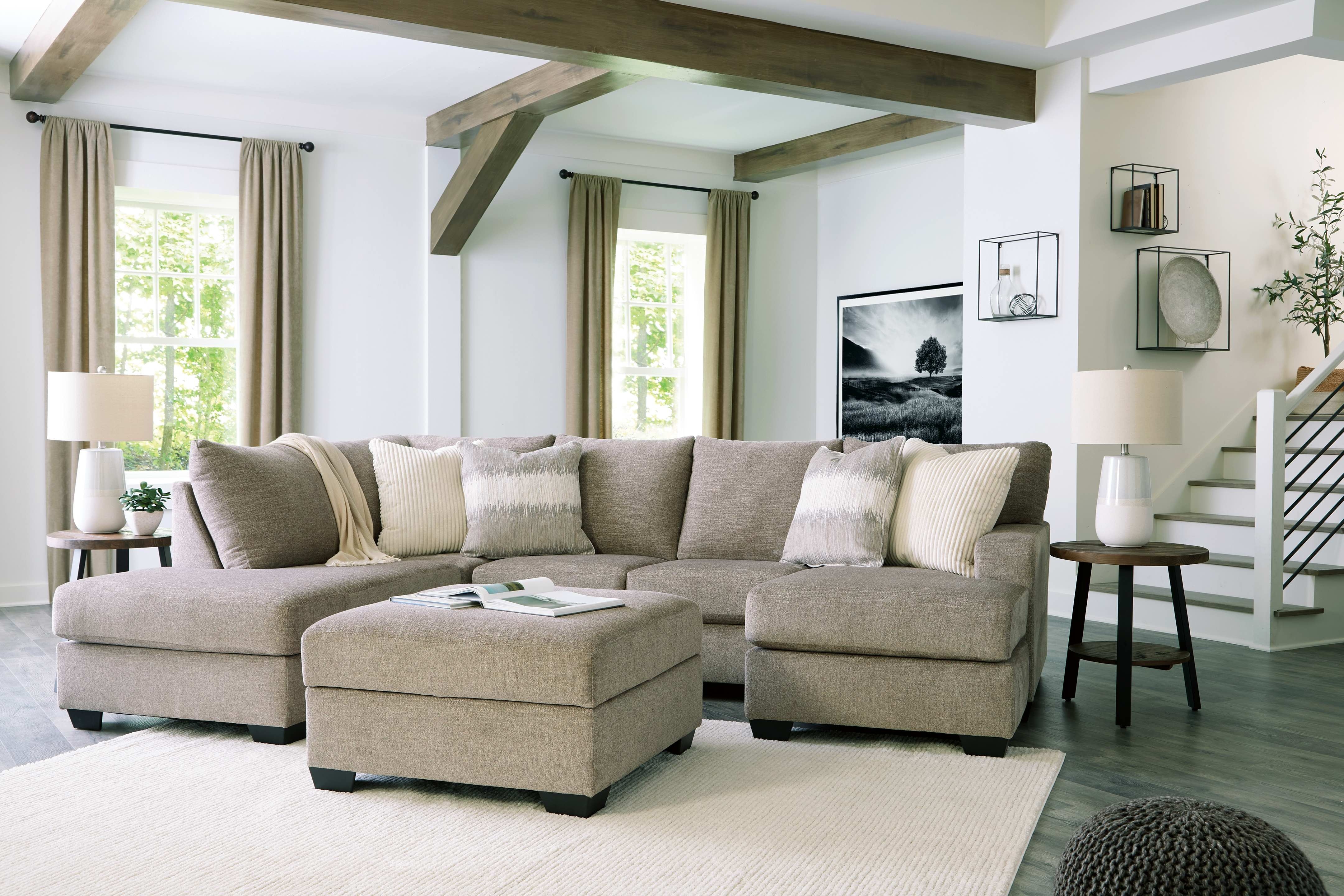 Ashley furniture double chaise sectional store